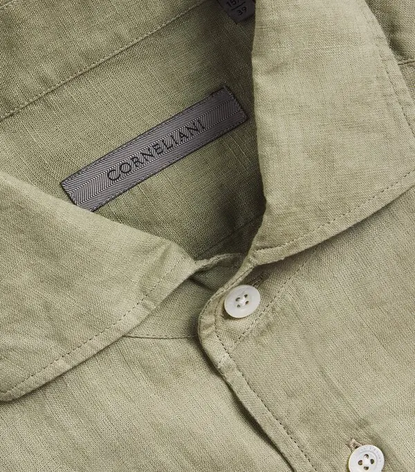 Corneliani Linen Shirt - Green