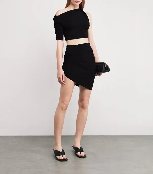 Jacquemus Drapeado Mini Skirt