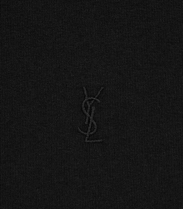 Saint Laurent Cotton Cassandre T-shirt - Black