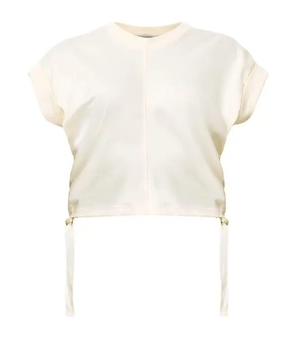 ALLSAINTS Satin Mira T-shirt - White