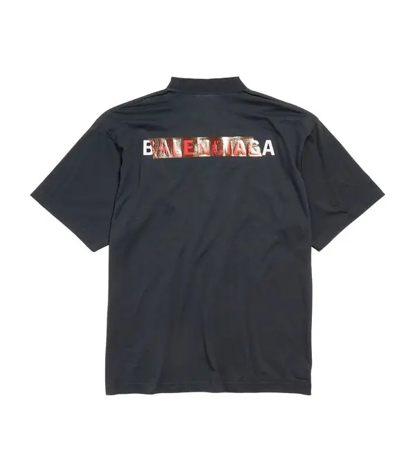 Balenciaga Medium Fit Logo T-shirt