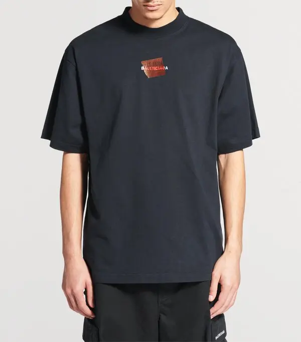 Balenciaga Medium Fit Logo T-shirt