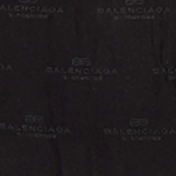 Balenciaga Silk Logo Print Shirt