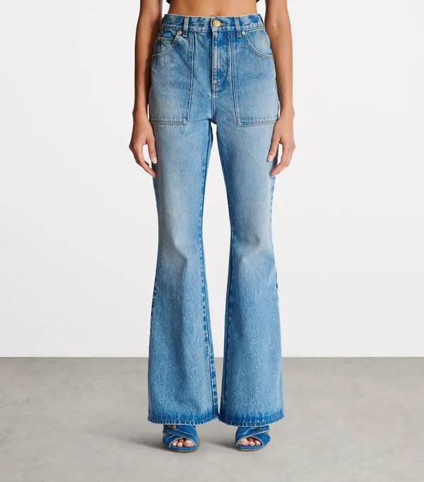 Balmain High-rise Flared Jeans