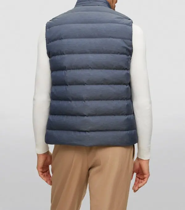 BOSS Melange Padded Gilet