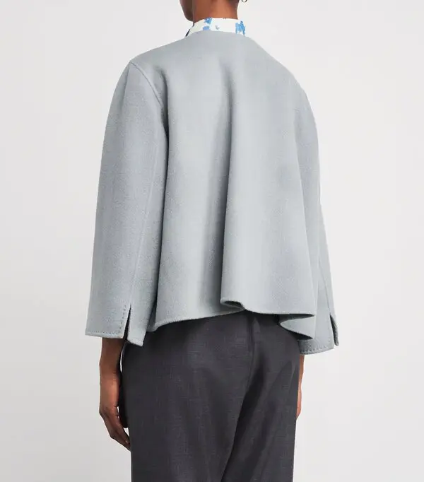 WOLK MORAIS Paletot Cashmere Jacket - Grey