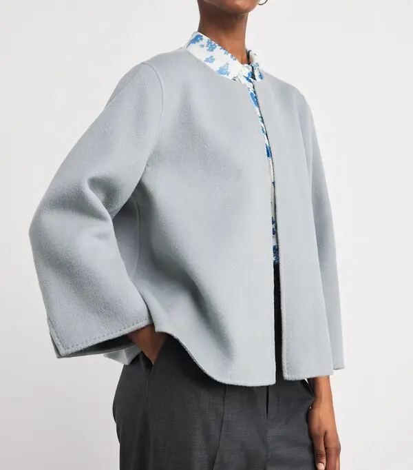 WOLK MORAIS Paletot Cashmere Jacket - Grey