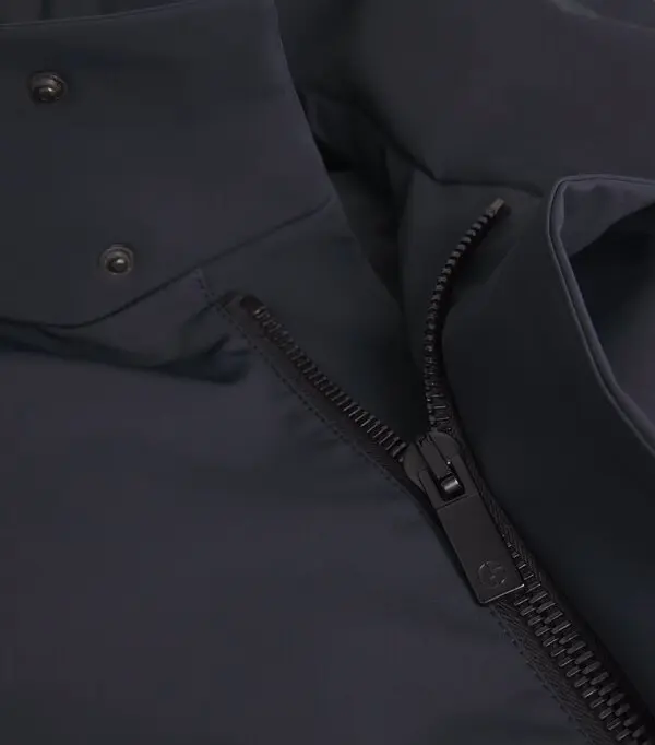 Giorgio Armani Padded Pea Coat - Blue