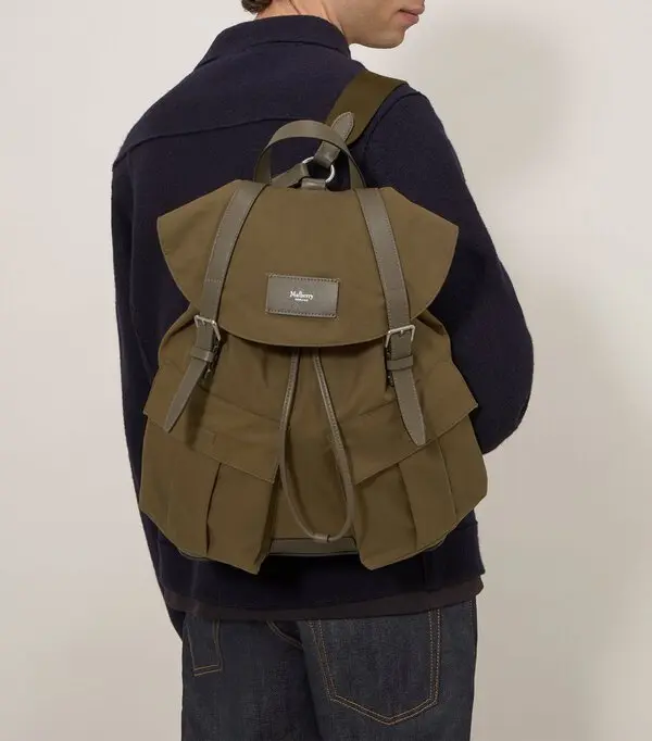 Mulberry Waxed Cotton Heritage Backpack