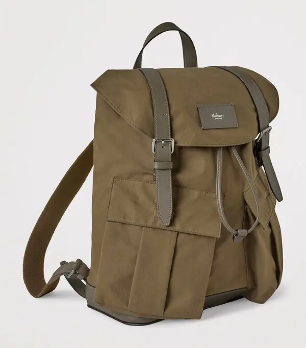 Mulberry Waxed Cotton Heritage Backpack