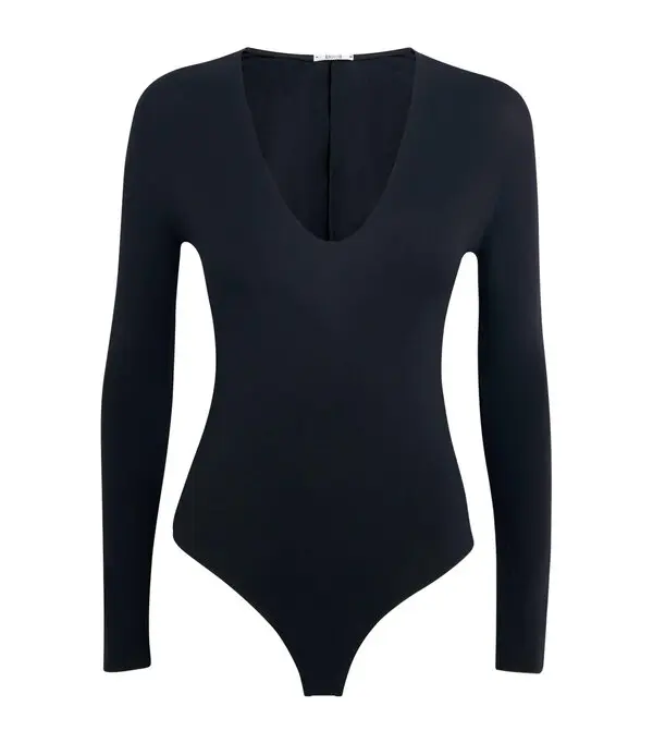 Wolford The V-neck Bodysuit - Black