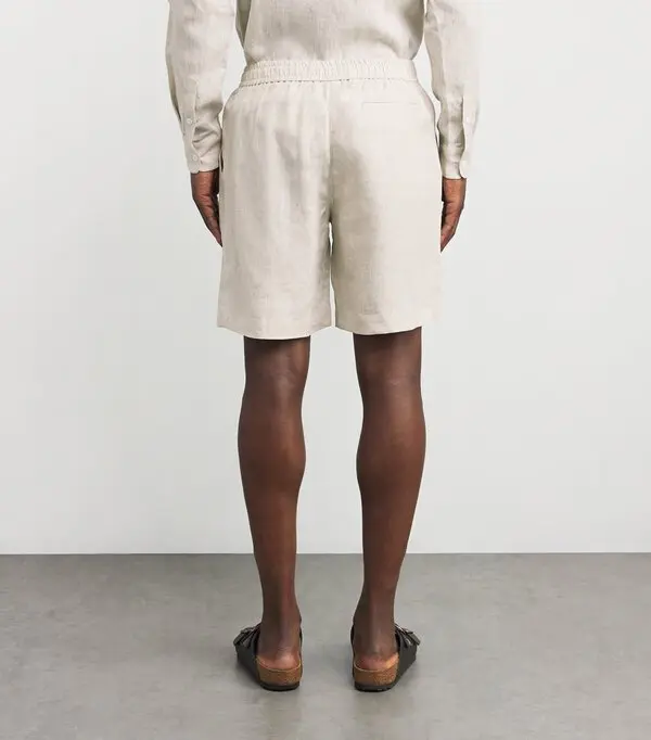 CHE Linen Relaxed Shorts - Beige