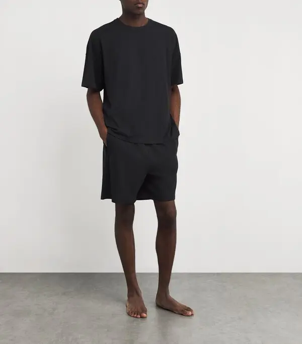SKIMS Jersey Lounge Relaxed Shorts - Black