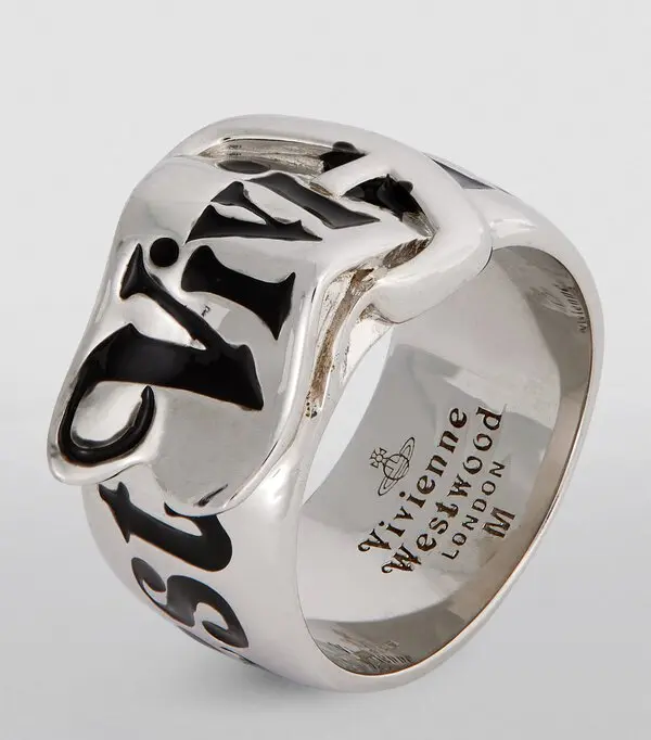 VIVIENNE WESTWOOD Belt Ring With Enamel