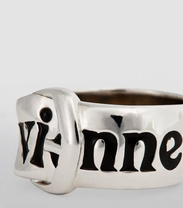 VIVIENNE WESTWOOD Belt Ring With Enamel