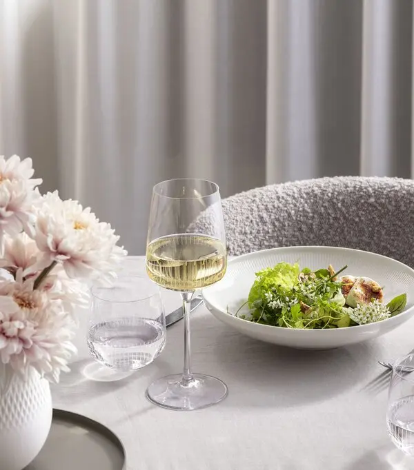 VILLEROY & BOCH Crystal Afina White Wine Glasses - Clear