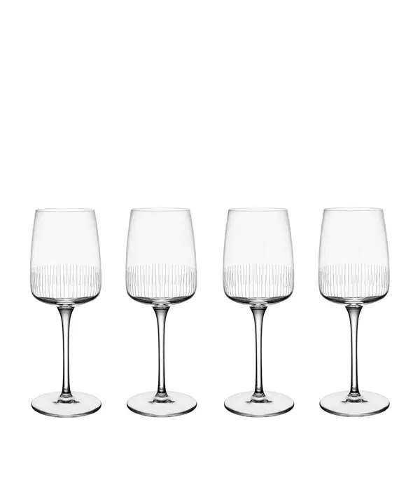 VILLEROY & BOCH Crystal Afina White Wine Glasses - Clear