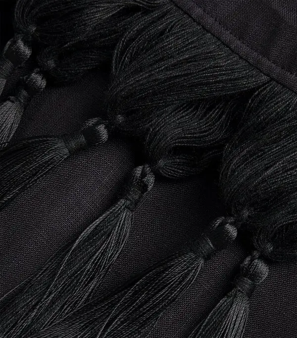 TALLER MARMO Linen Fringe-trim Marlino Trousers