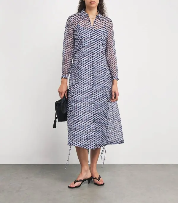 tory burch blue and white dress Tory Burch navy cream anchor print short sleeve dress size XSmall main image 1