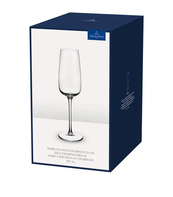VILLEROY & BOCH Crystal Afina Champagne Glasses