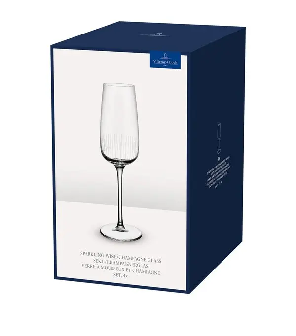VILLEROY & BOCH Crystal Afina Champagne Glasses