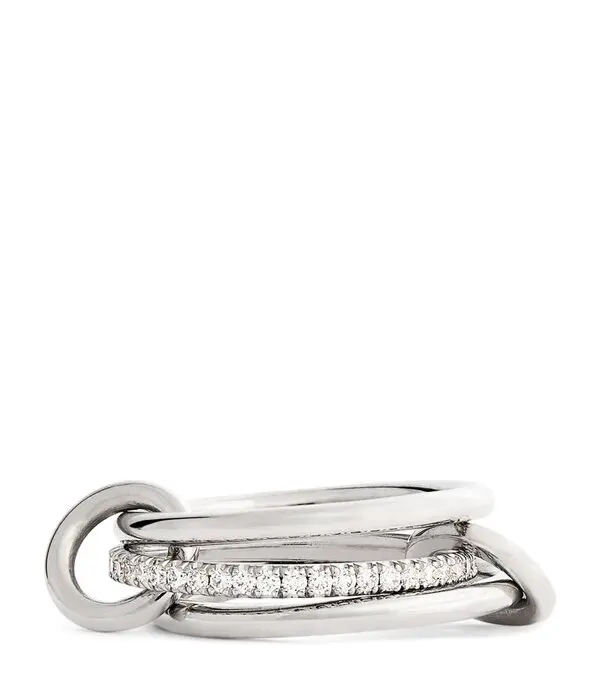 SPINELLI KILCOLLIN Gold And Diamond Sonny Ring - White