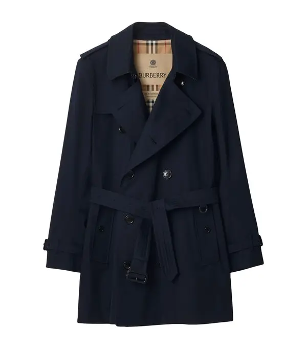 Burberry The Kensington Heritage Trench Coat - Blue
