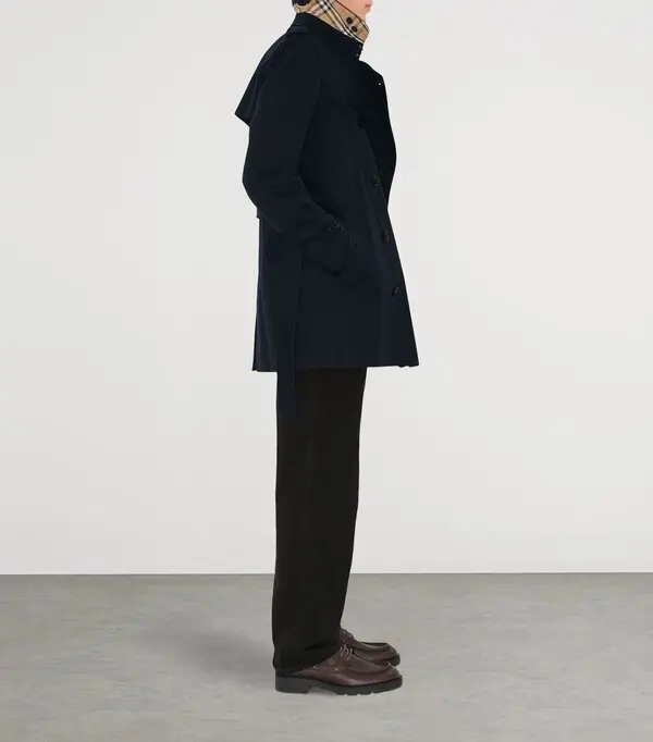 Burberry The Kensington Heritage Trench Coat - Blue
