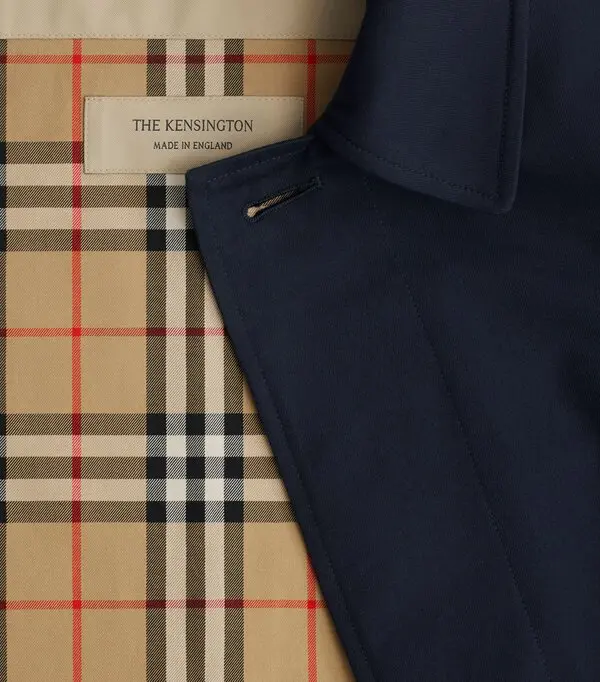 Burberry The Kensington Heritage Trench Coat - Blue
