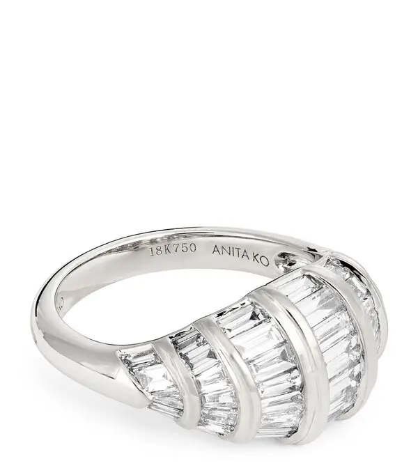 ANITA KO Gold And Diamond Zoe Ring - White