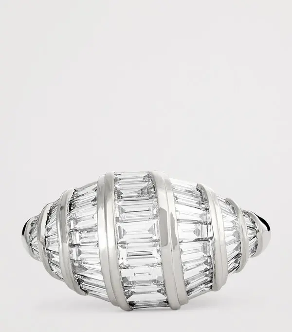 ANITA KO Gold And Diamond Domed Zoe Ring
