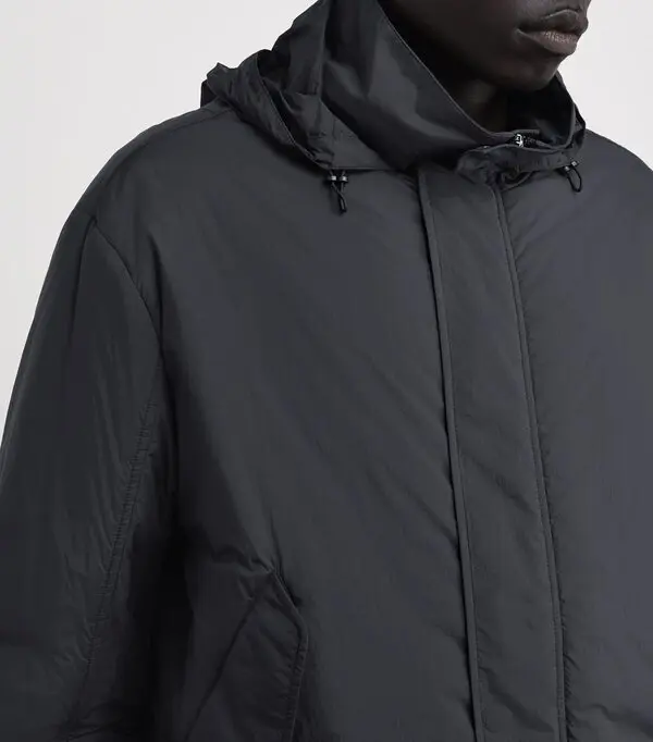 The Row Lucius Down-Padded Jacket - Black | Editorialist