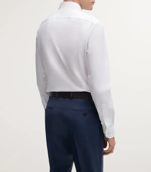 BOSS Cotton Poplin Slim Shirt