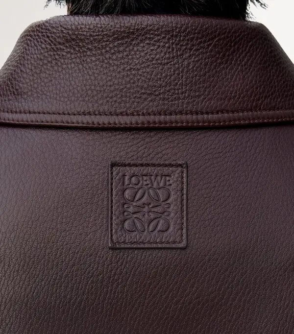 Loewe Leather Aviator Jacket