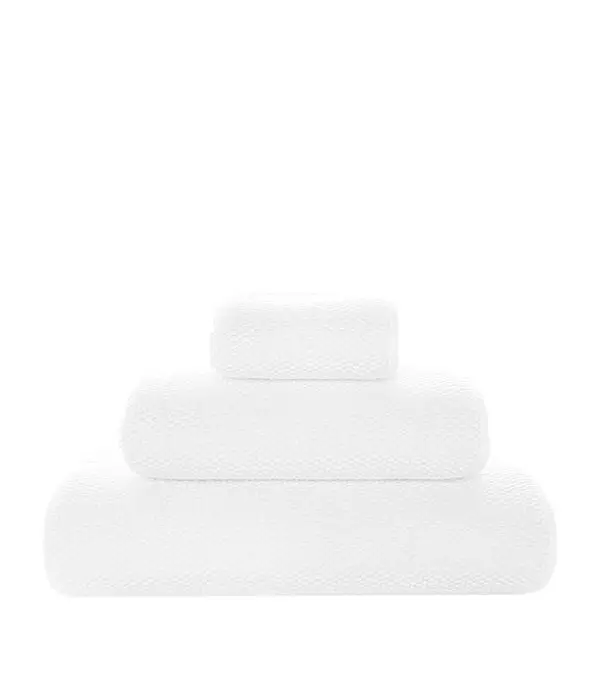 GRACCIOZA Cotton Pearls Face Cloth - White