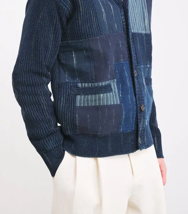 Polo Ralph Lauren Cotton Patchwork Cardigan