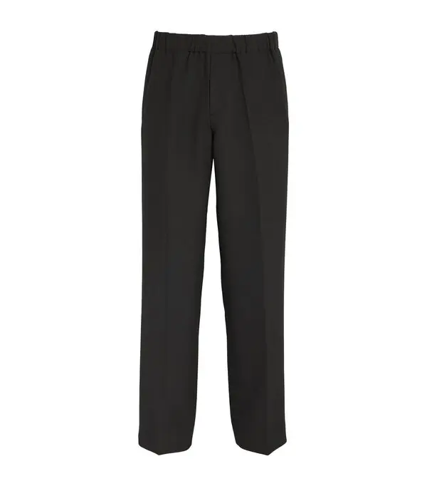 Sandro Oversized Tailored Trousers - Black