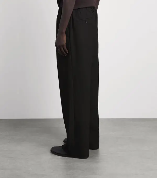 Sandro Oversized Tailored Trousers - Black