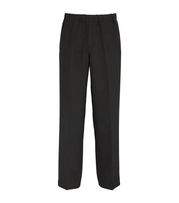 Sandro Oversized Tailored Trousers - Black