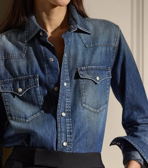 Ralph Lauren Denim Western Shirt