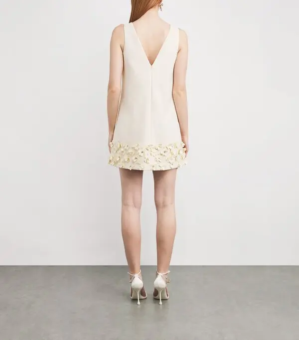 self portrait ivory crepe mini dress Self-Portrait Sequined - LS Shirts