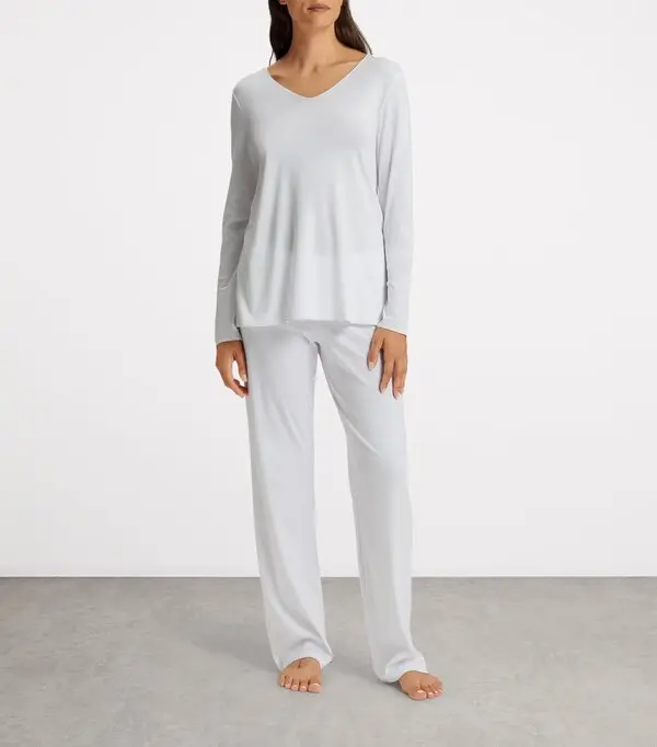 Hanro Cotton Silk Pyjama Set