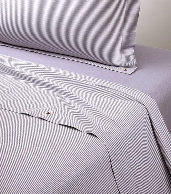 Ralph Lauren Oxford Chalet Flat Sheet - Purple