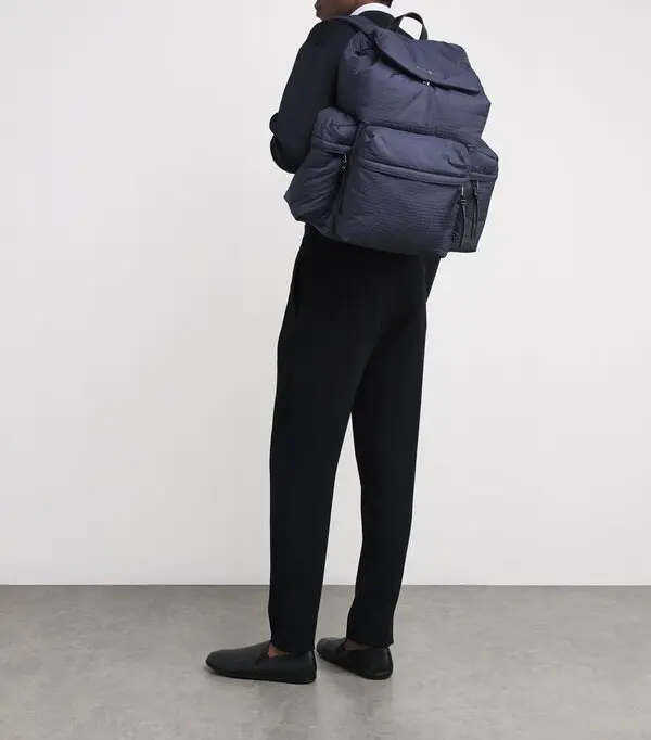 Emporio Armani Padded Jacquard Backpack