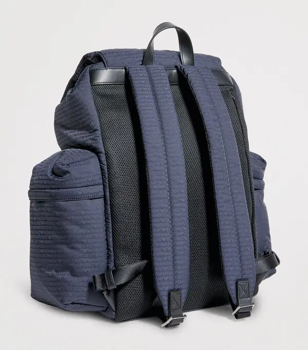 Emporio Armani Padded Jacquard Backpack