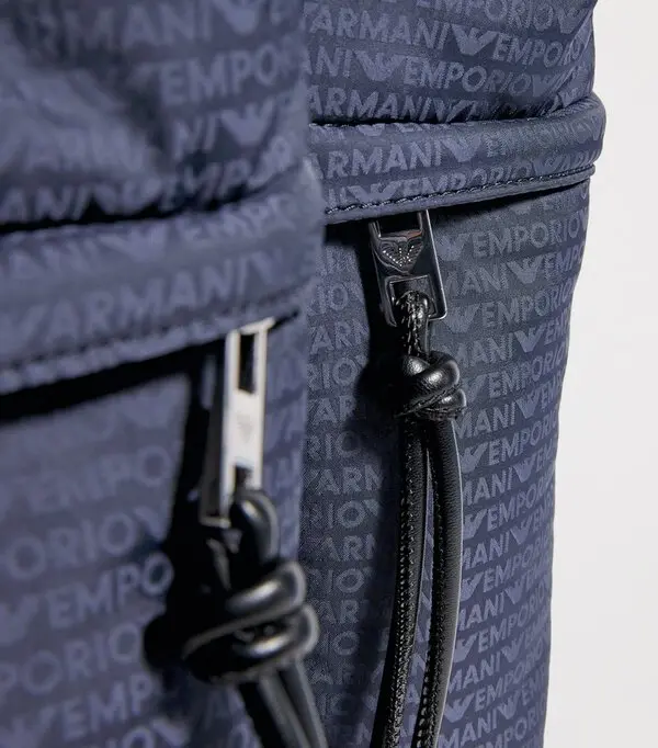Emporio Armani Padded Jacquard Backpack