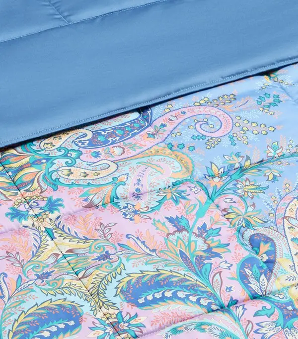 Etro Cotton Iris Quilted Bedspread