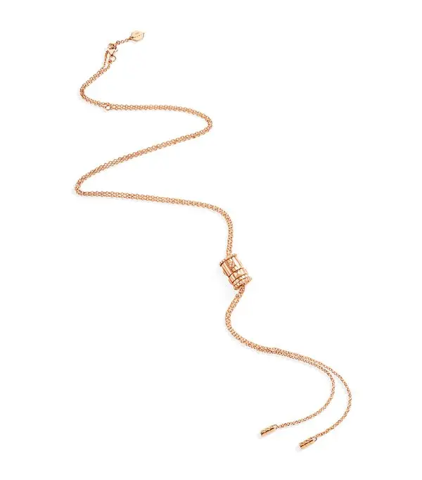 MARLI NEW YORK Life Cravat Necklace - Rose Gold