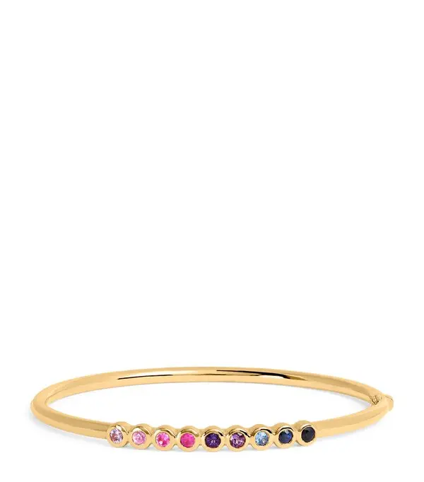 EMILY P. WHEELER Jill Sapphire Bangle - Gold