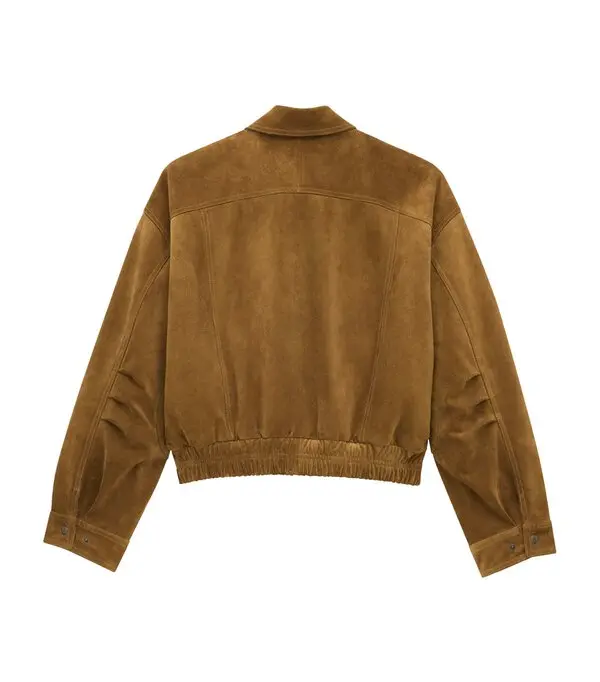 Saint Laurent Suede Bomber Jacket